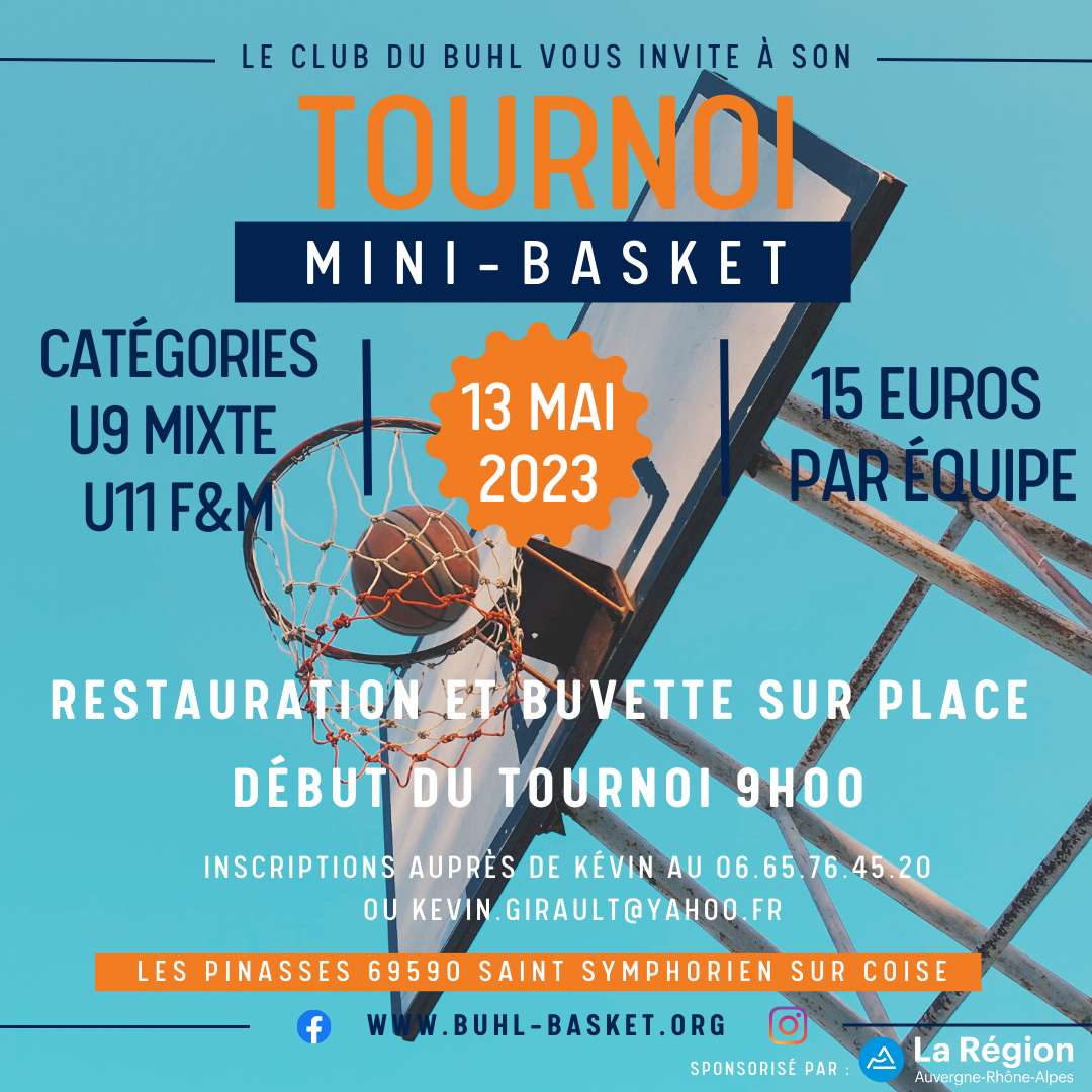 Tournoi Mini-Basket – Basket Union Haut Lyonnais